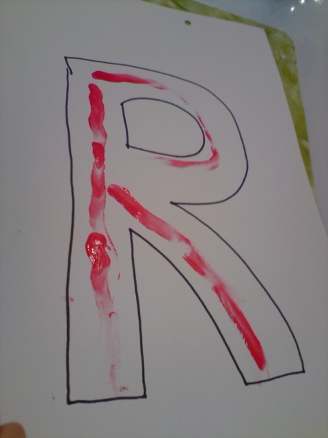 Welcome! My tot learning time: letter R for Rain